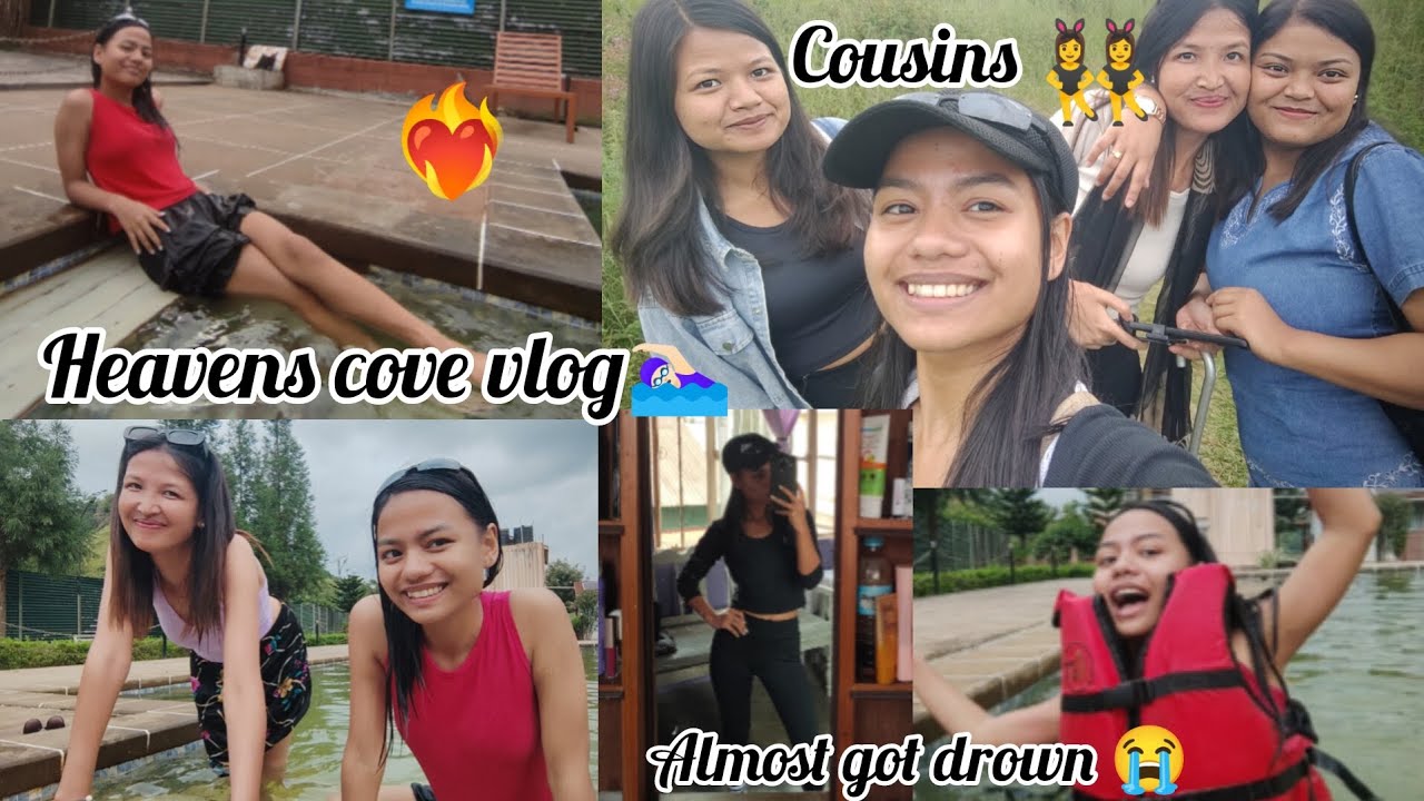 swimming ( standing)🏊🏻‍♀️with cousins👯‍♀️ |heavens cove🌈|vlog ️‍🔥 - YouTube
