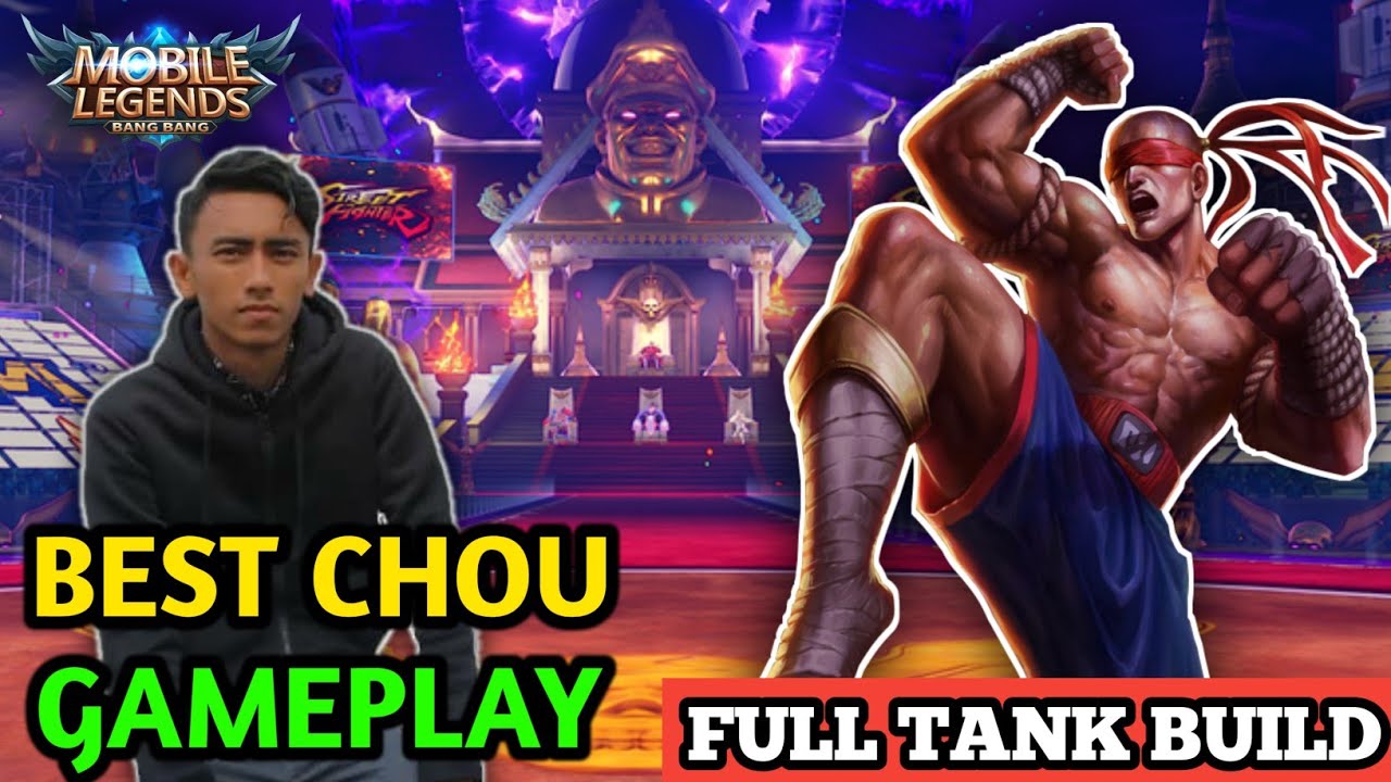 CHOU FULL TANK BEST BUILD 2020 WITH COMPLETE GUILD | (Gameplay & build ...