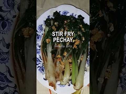 Stir Fry Pechay