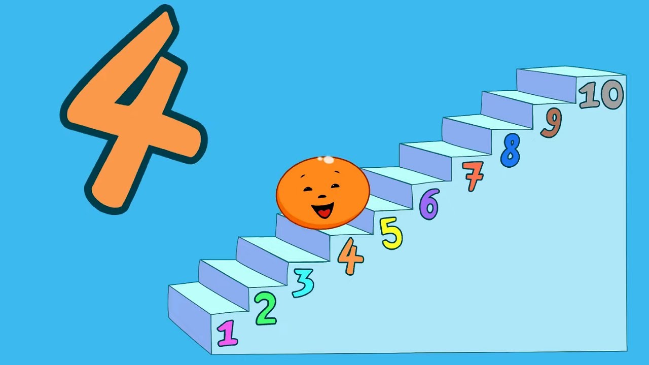 Kolobok and numbers - educational video for kids - learning numbers ...