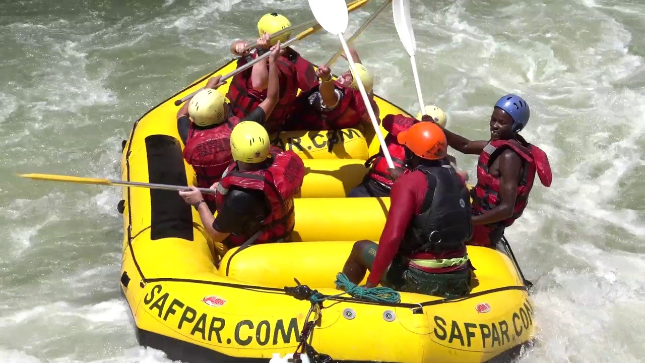 SafPar - White Water Rafting Victoria Falls, Zambia - YouTube