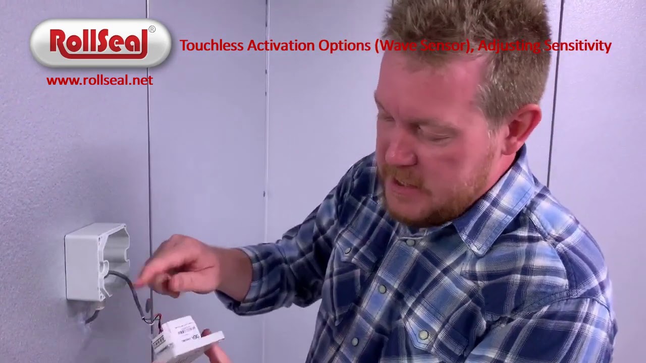 Touchless Activation - Internal Wave Sensor, Adjusting Sensitivity ...