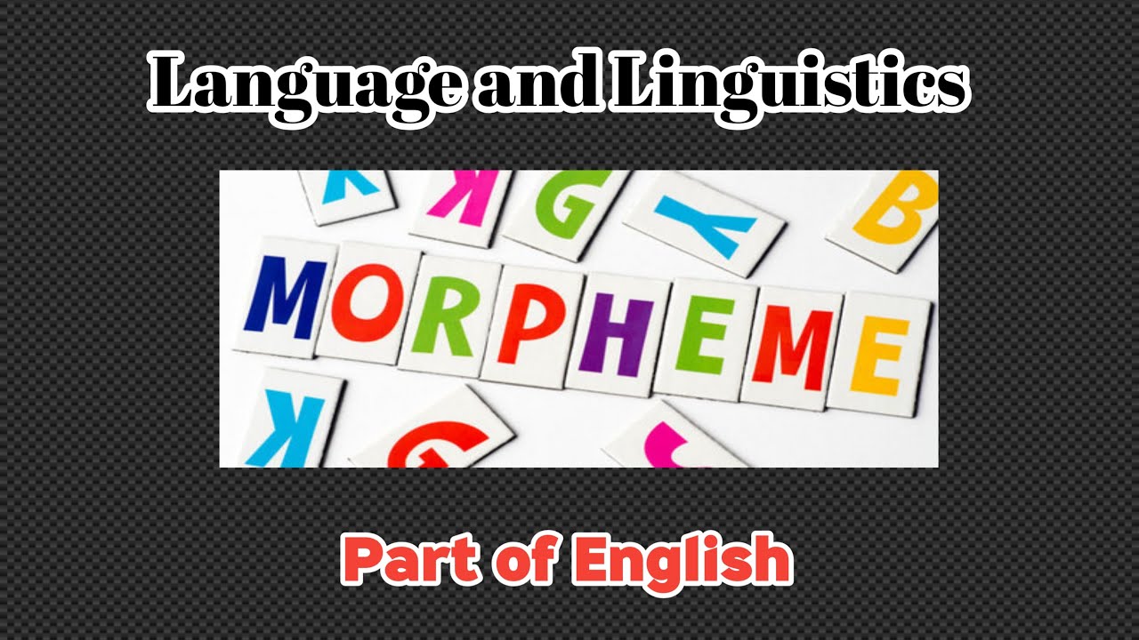 Morpheme | Language and Linguistics | Patterns of language | Tamil ...