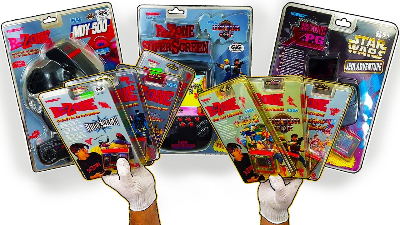 Console Sega Tiger R-Zone Portable Console Asmr Tapping - Another World ...