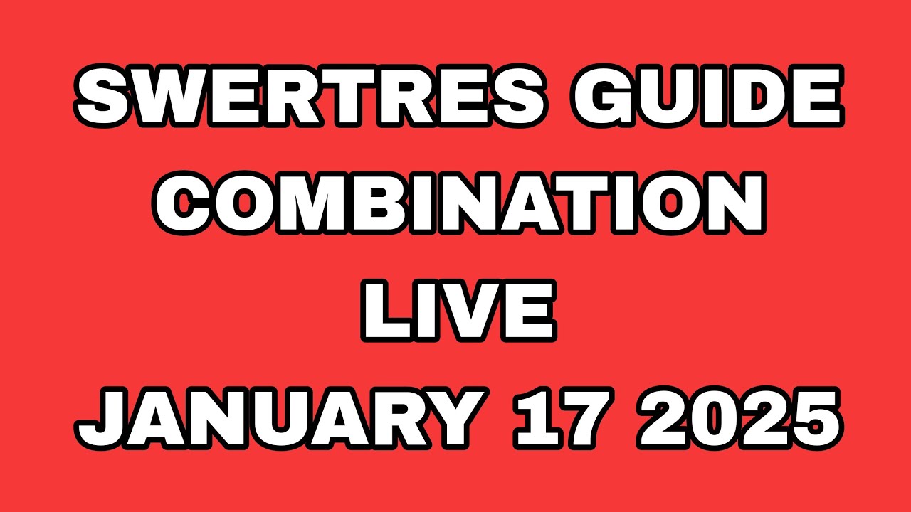 Swertres Guide COMBINATION LIVE - YouTube