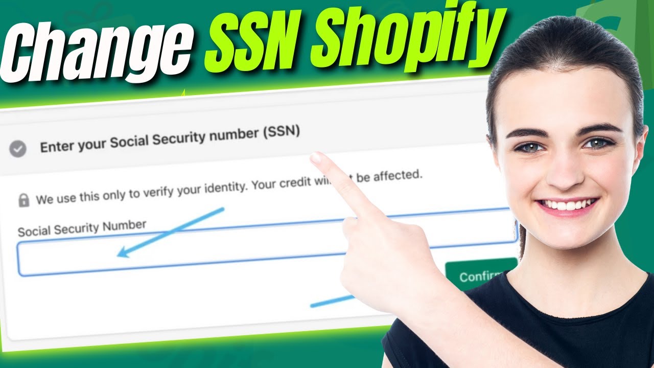 How to change ssn on shopify | Only Way - YouTube