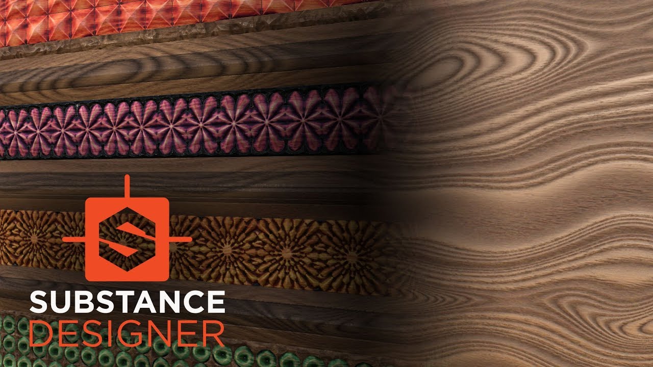 Substance Designer - Procedural Carved Wood (pt.1 - the wood) - YouTube