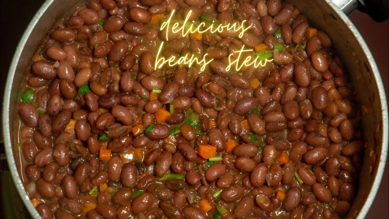 Delicious Bean Stew Recipe || Rosecoco / Yellow Beans Stew Recipe - YouTube