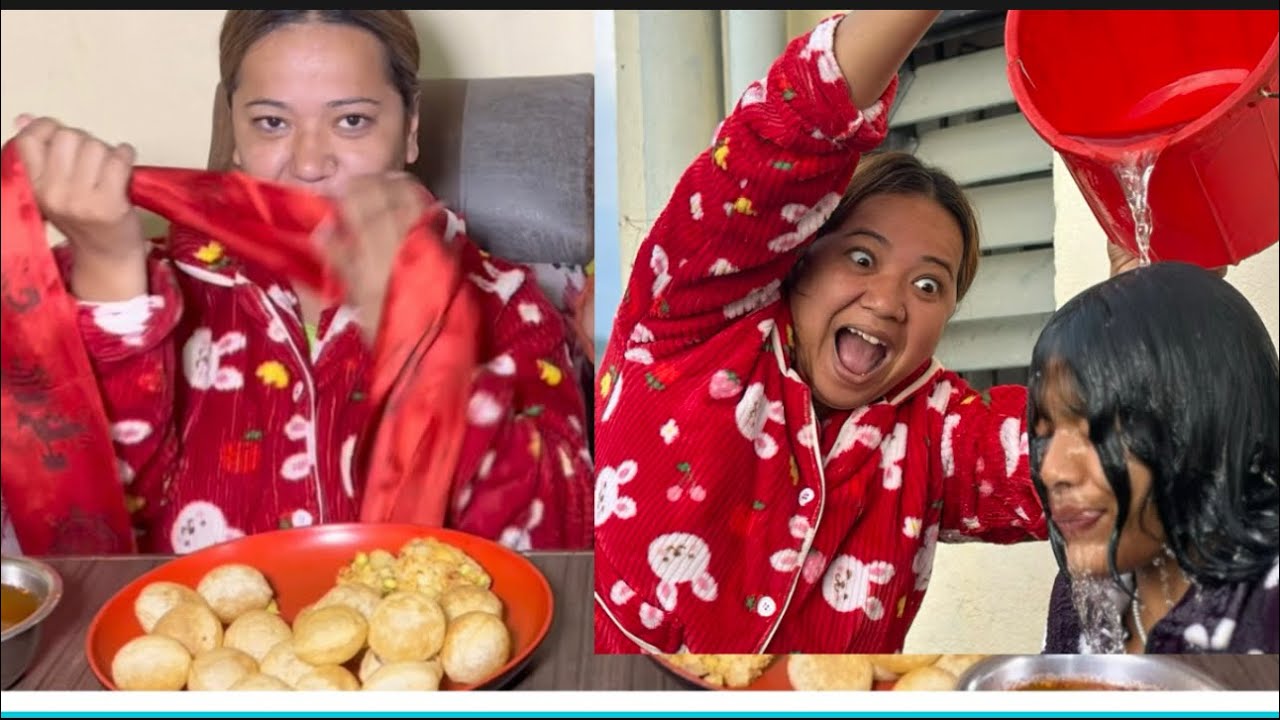 Mani Puri Challenge//who win//Megha Kc - YouTube