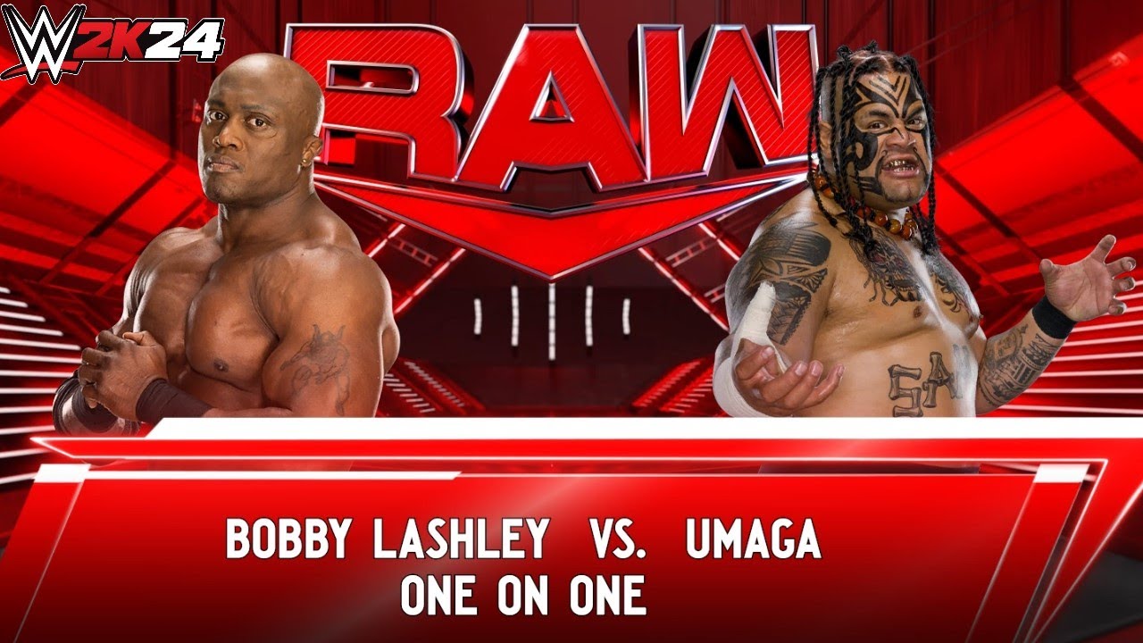 Full Match - Bobby Lashley vs Umaga: Raw|WWE 2K24 - YouTube