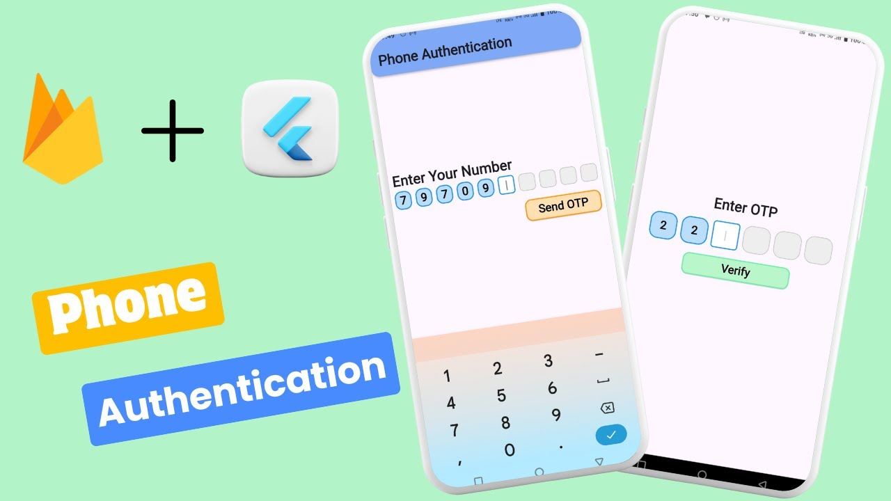 Phone Authentication Firebase Flutter Otp Verification In Flutter Tutorial Phone