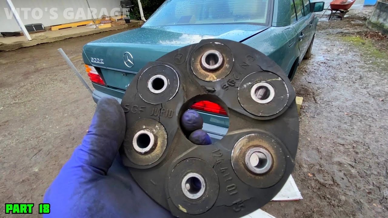Part 18: Mercedes W124 300E New Rear Flex Disc & Bosch Fuel Pump Check ...
