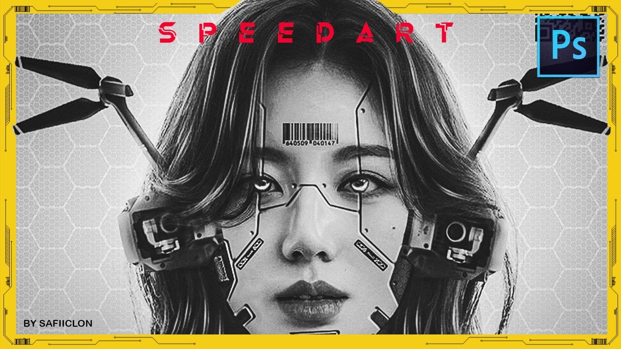 [ Speed Art ] HUMANOID 02 // YELLOW by Safii Clon - YouTube