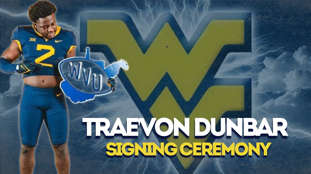 TRAE’VON DUNBAR SIGNING CEREMONY - YouTube