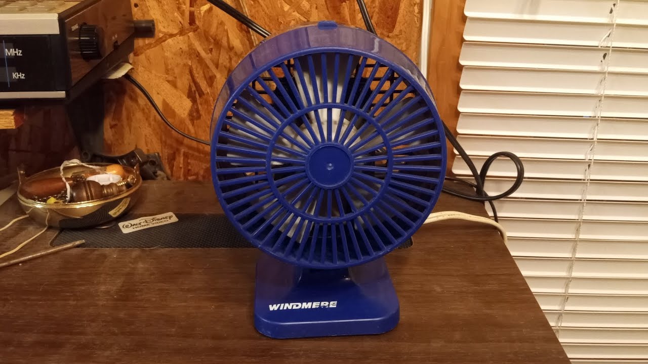 1990s Windmere 4" Desk Fan Model DF-4 - YouTube