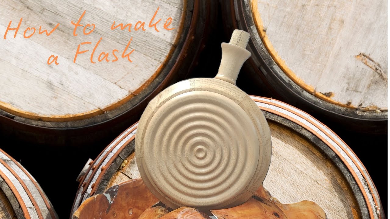 How to make a flask on a lathe - YouTube