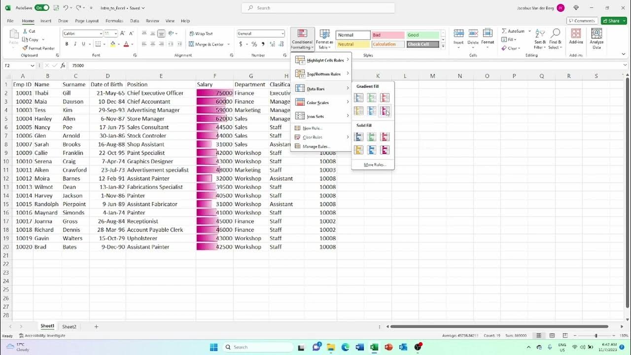 Excel Conditional Formatting Overview - YouTube