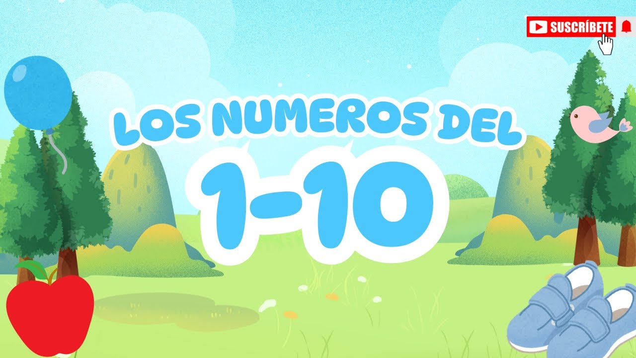 🎶 Aprende los Números del 1 al 10 | Canción Infantil + Hojas de Trabajo ...