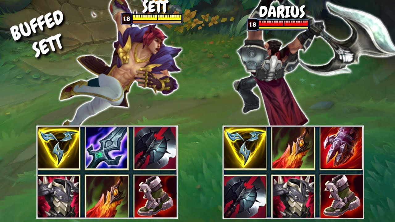 New Sett Vs Darius Full Build Fights And Best Moments Youtube