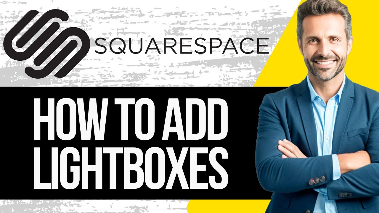 How to Add a Lightbox to an Image or Video on Squarespace - YouTube