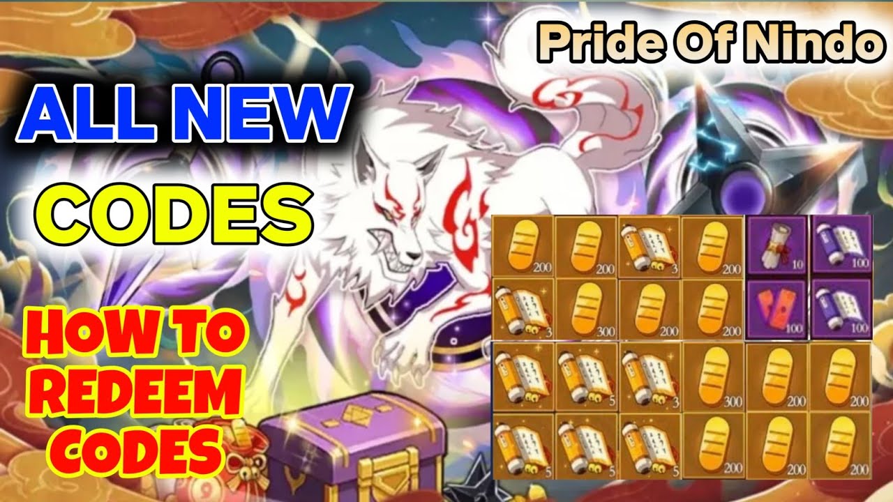 Pride of nindo All Redeem Code | New Pride Of Nindo Code 2023 - YouTube