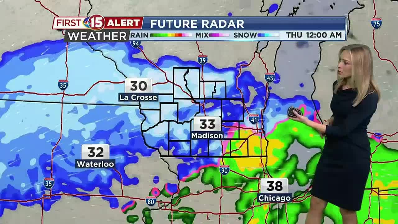 NBC15 News 5 a.m. forecast - 1/18 - YouTube