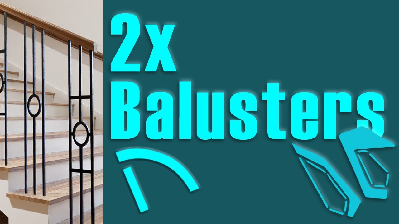 Multiple Baluster Profiles in One Staircase Railing In Chief Architect ...