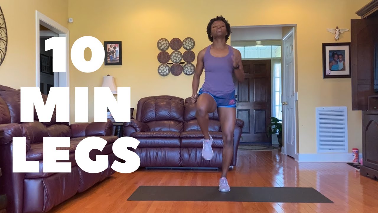 At Home Leg Butt Thigh Workout No Equipment 10 Minutes Bodyweight