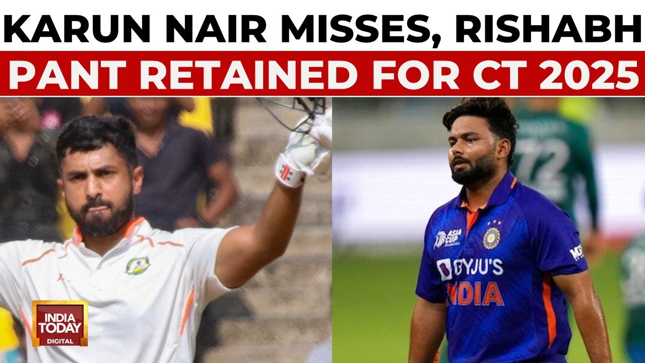 Champions Trophy Squad: Big Doubt On Bumrah's Fitness, Karun Nair Misses Out, Rishabh Pant ...