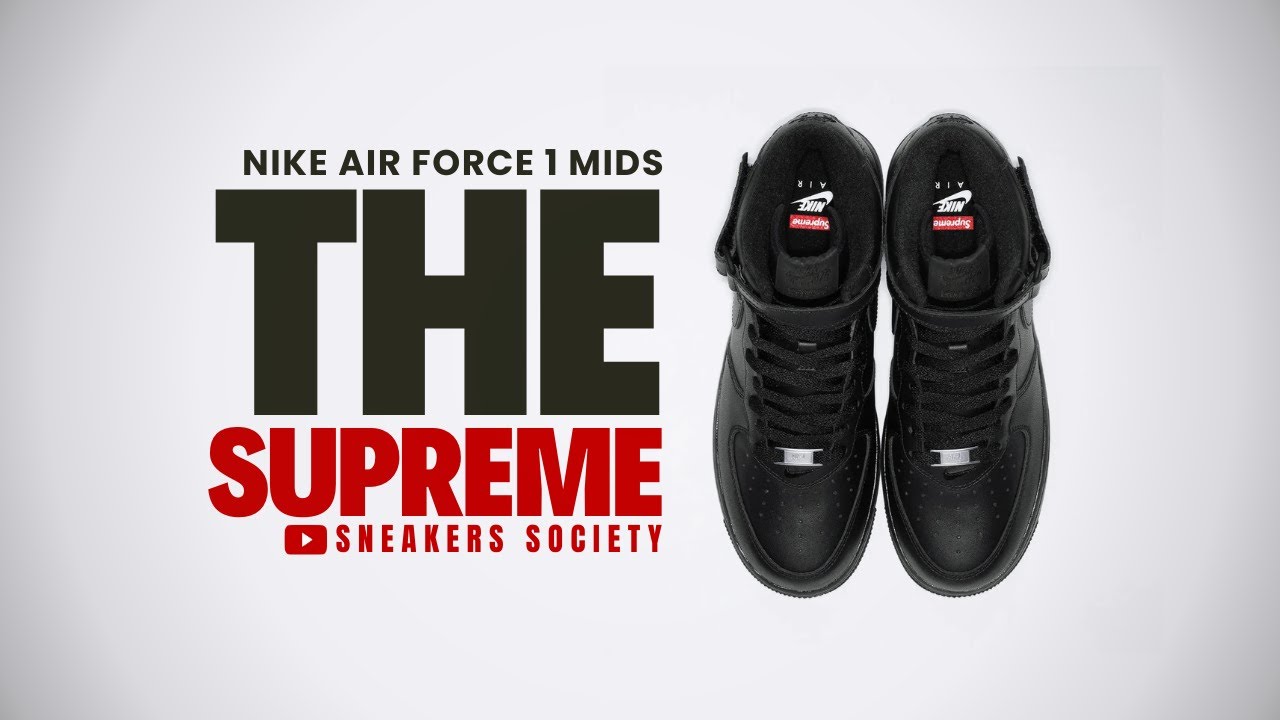 SUPREME 2024 Nike Air Force 1 Mids | DETAILED LOOK + PRICE - YouTube