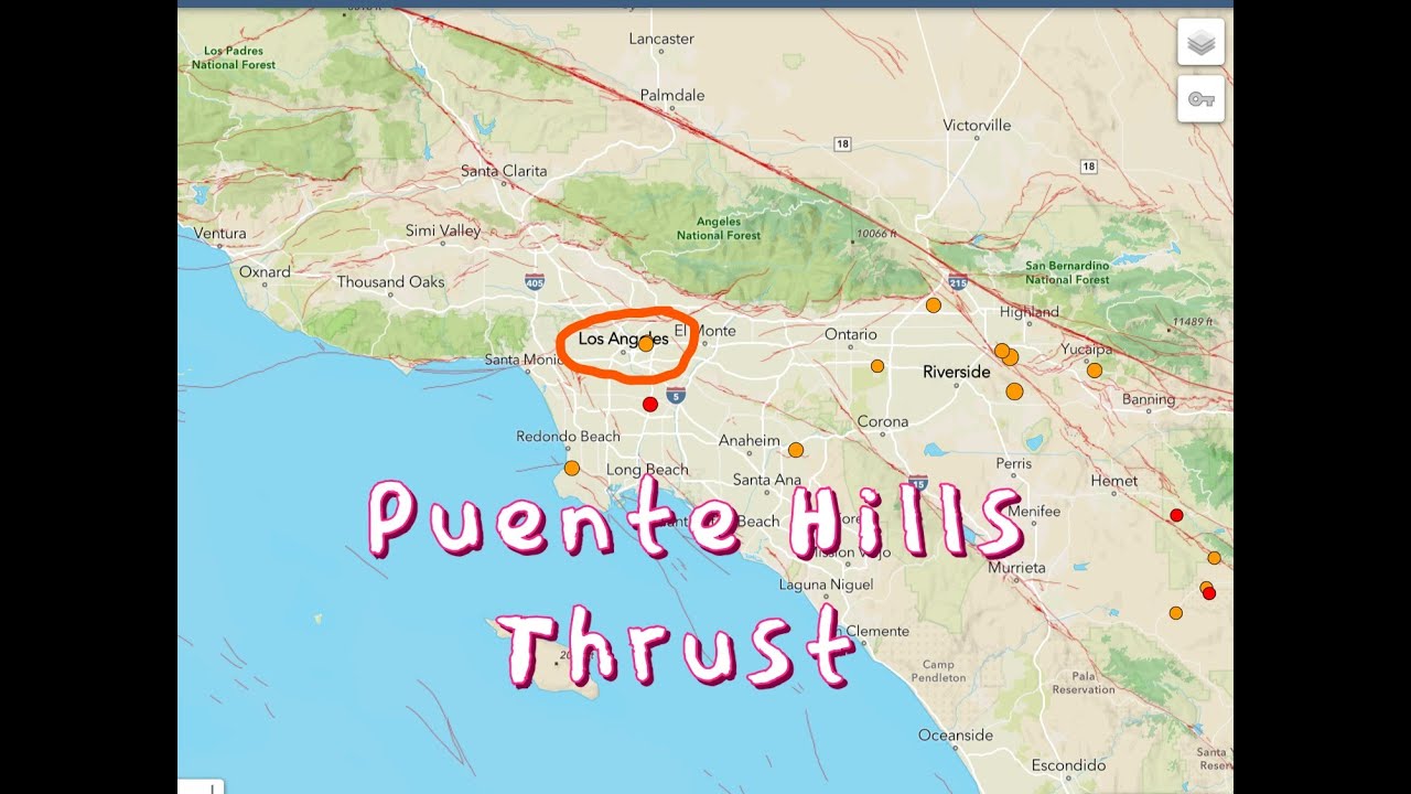 Puente Hills Thrust Fault EQ activity today. Tuesday Night update 4/8 ...