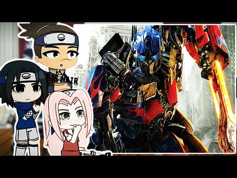 Naruto friends react to Naruto as Optimus Prime || Gacha React - YouTube