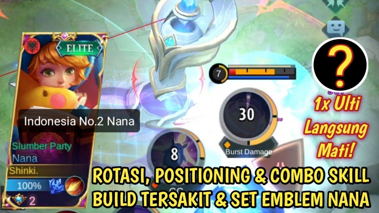 BUILD NANA MAGE TERSAKIT 2021 | CARA COMBO SKILL NANA | BEST BUILD NANA ...
