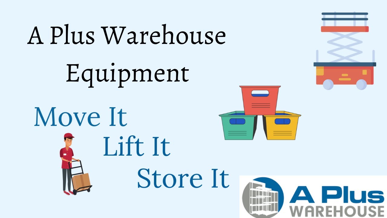 Warehouse Equipment to Move It, Lift It, and Store It - YouTube