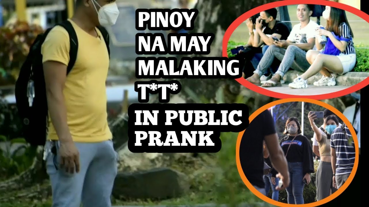 PINOY NA MAY MALAKING TALONG T*T* IN PUBLIC PRANK FEEDING THE STRANGERS ...