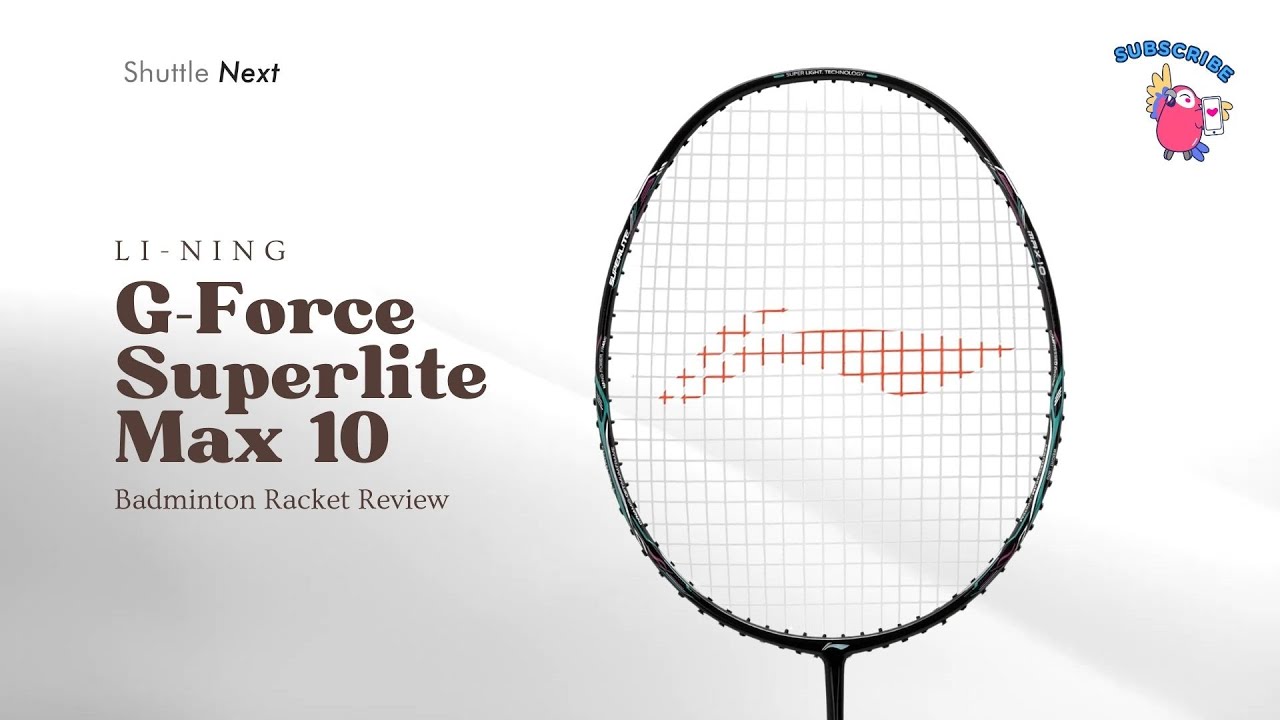 G-Force Superlite Max 10 Review 🏸 | Ultralight Carbon Fiber Racket 💥 ...