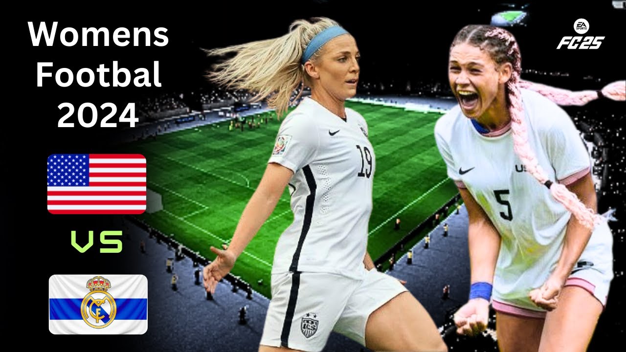 USWNT vs Real Madrid | Friendly Womens Football 2024 Gameplay | EA FC ...