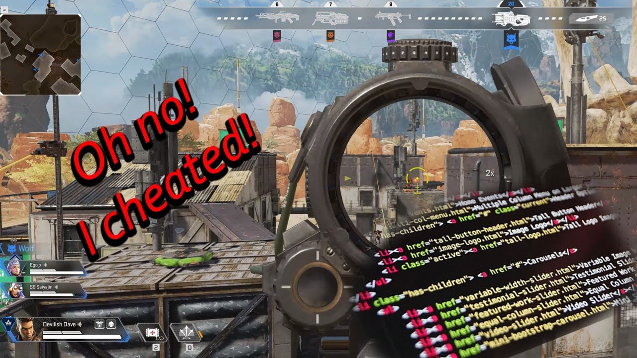 Apex Legends - Caught Myself Cheating - YouTube