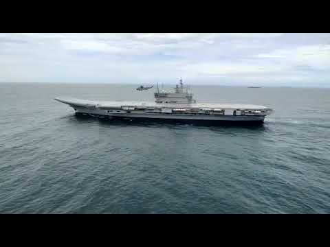 IAC P71 Vikrant Sea Trials - YouTube