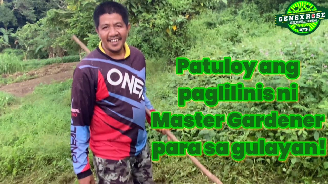 Patuloy ang paghahanda ng GULAYAN na gamit ang GRASS CUTTER ng ating ...