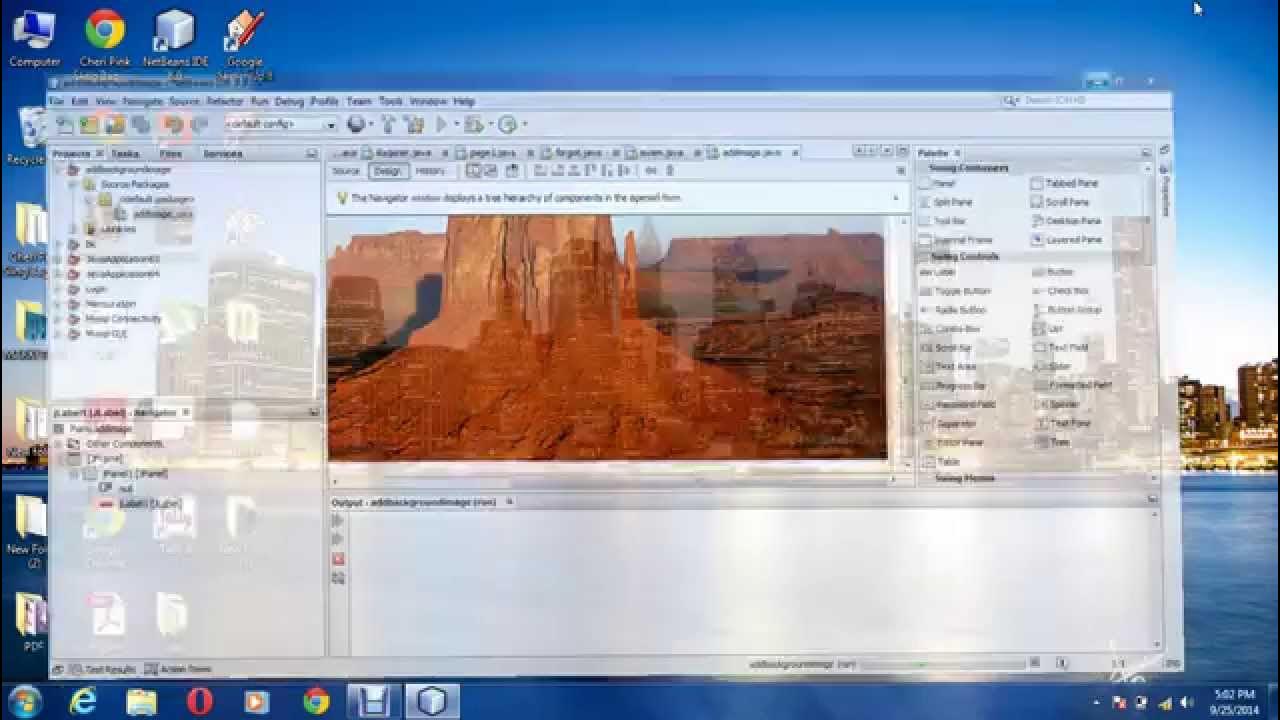 How to set Background image to JFrame - YouTube
