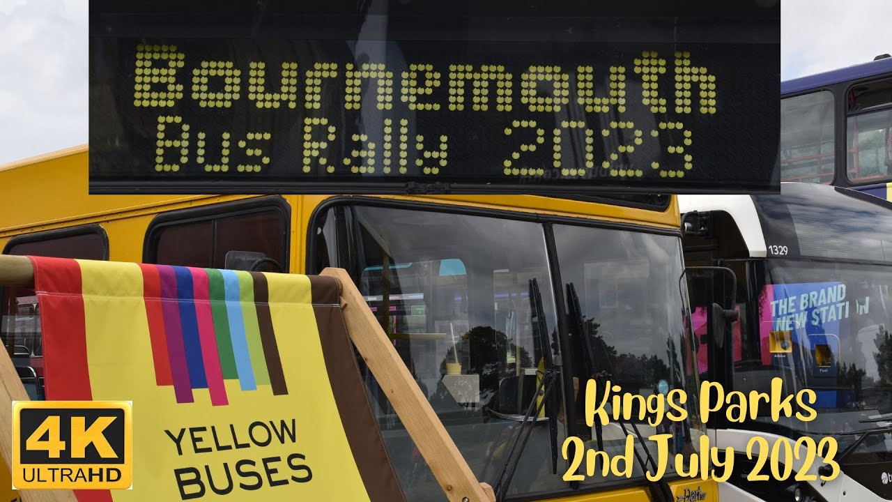 Bournemouth Bus Rally 2023 - YouTube