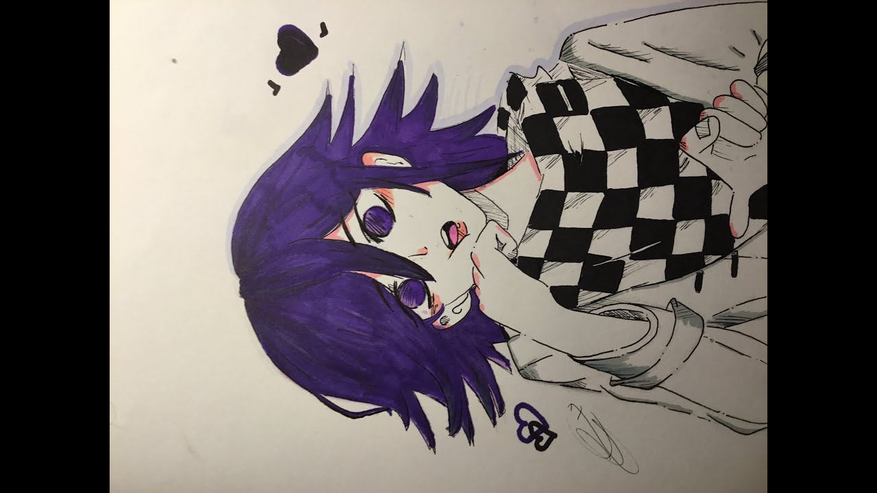 Kokichi Ouma Drawing :3 - YouTube