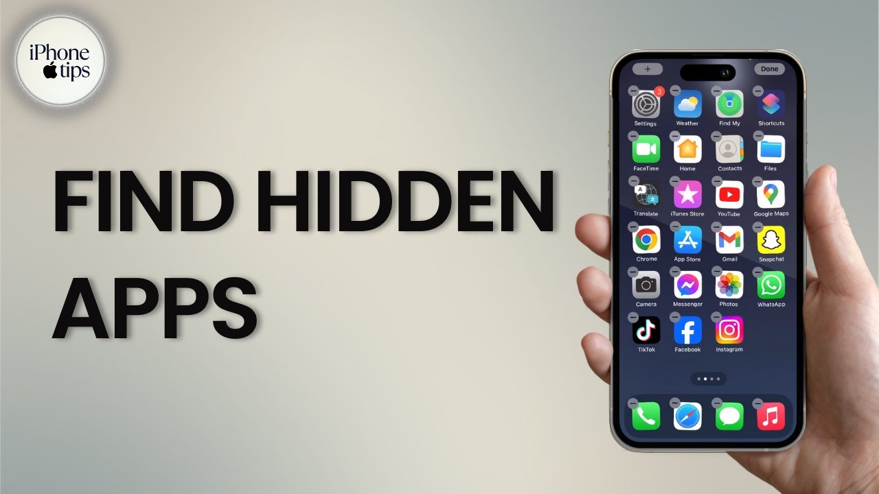 How to Find Hidden Apps on iPhone? - YouTube