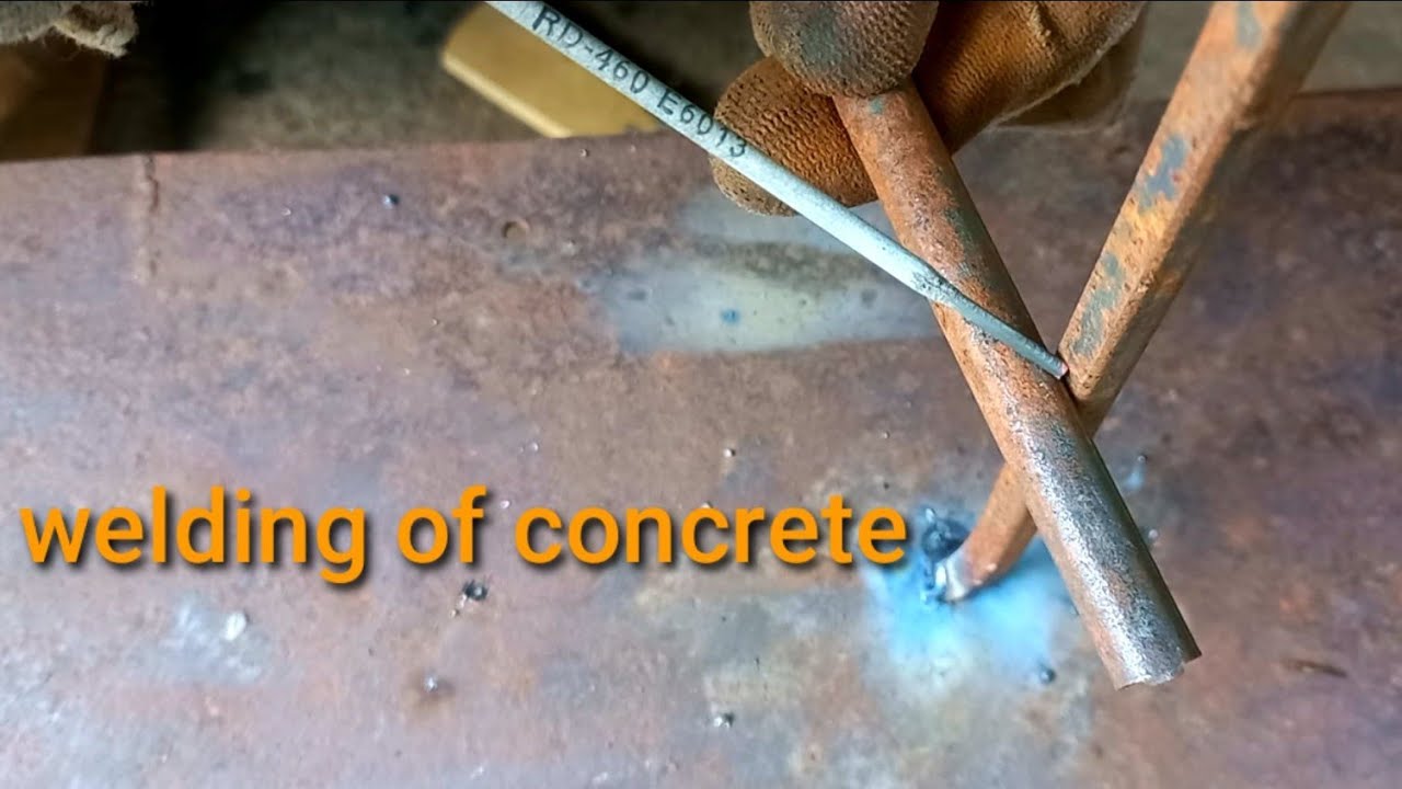 Welding concrete iron is the simplest way for beginners - YouTube