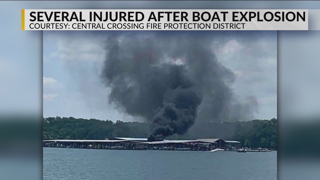 Boat explosion - YouTube