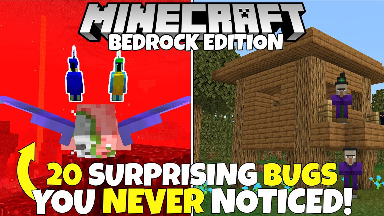 20 Surprising Bugs In Minecraft 1.18 You Never Noticed! (Minecraft ...