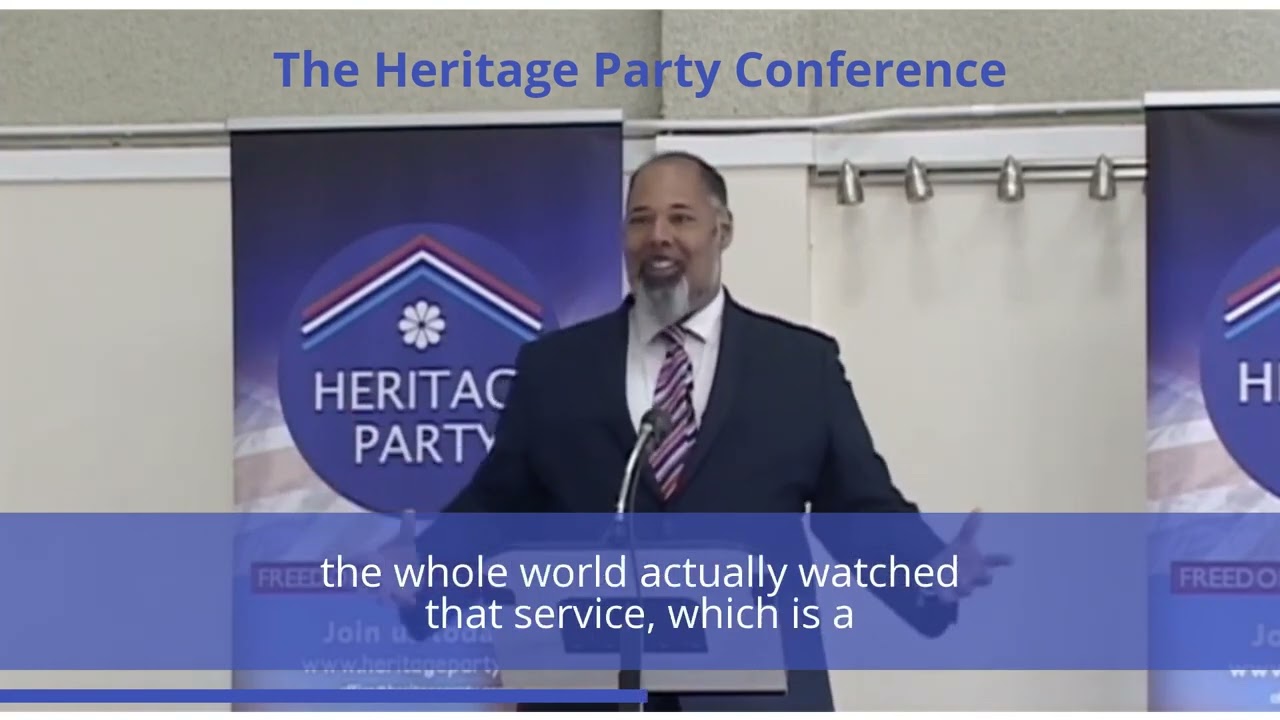David Kurten - Leader's speech at the Heritage Party Conference - YouTube