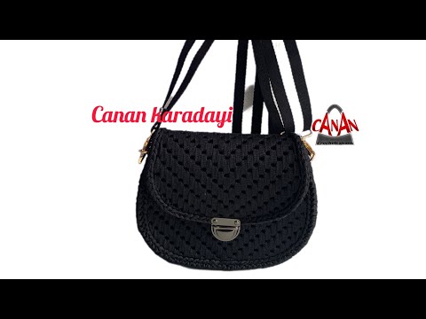 Kanvas kit çanta yapımı. Küçük kanvas yandan asmali çanta yapımı.PLASTİK CANVAS BAG,Borse.Sac.Taske.