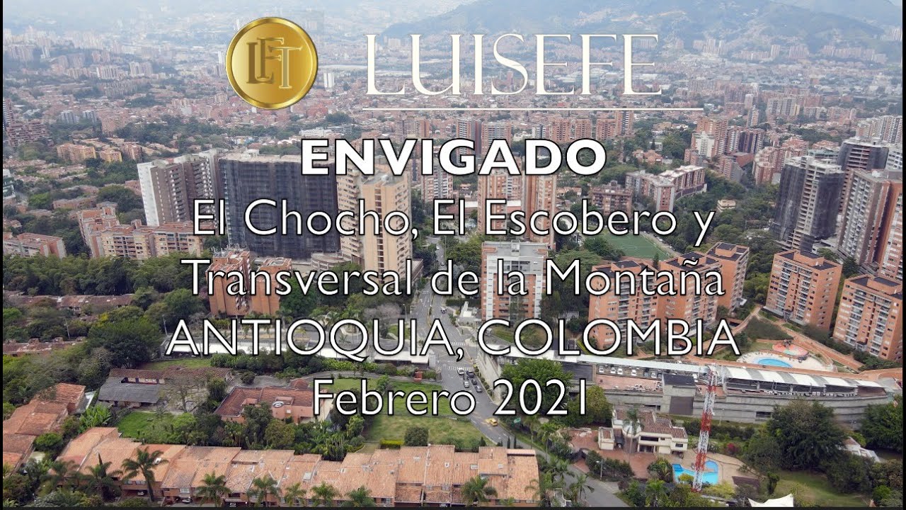 Volando por Envigado, Antioquia, Colombia. Febrero 2021 - YouTube